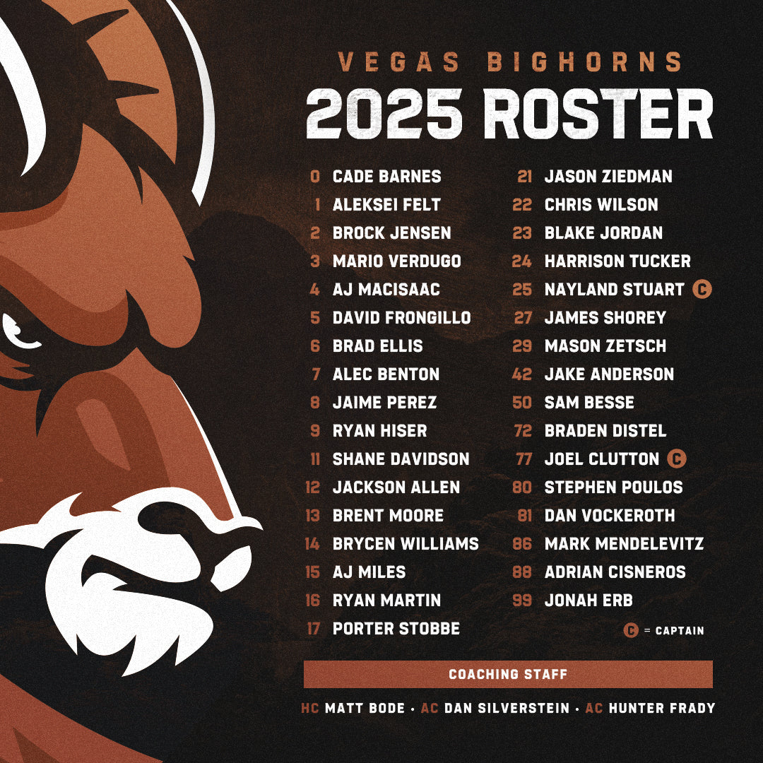 Roster – Vegas Bighorns